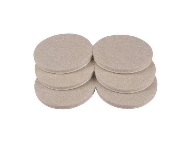 Click here for ZORO SELECT 10J991 Felt Pads Self-Stick Round 2 PK... prices