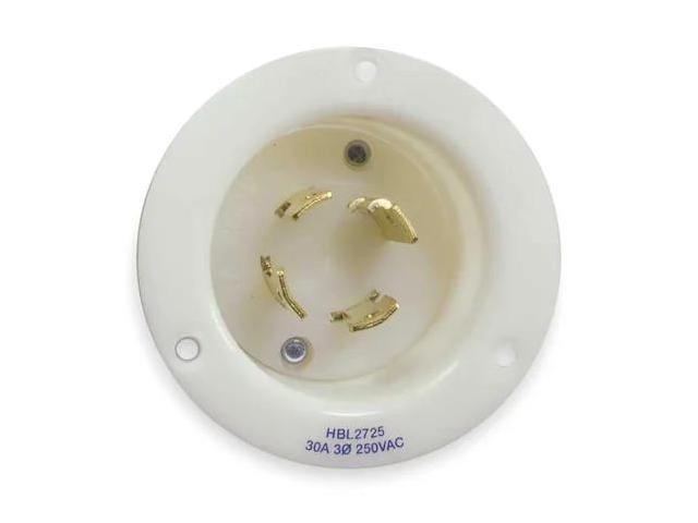 Click here for Hubbell Wiring Device-Kellems Flanged Inlet 250V 3... prices