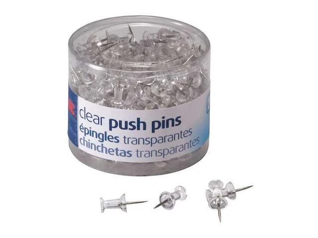 Click here for OFFICEMATE 35711 Push Pins 1/2in Clear PK1200 prices