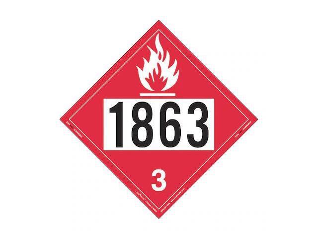 Click here for LABELMASTER ZVP21863 Flammable Liquid Placard 1863... prices