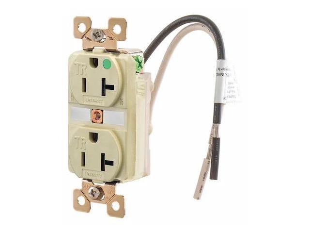 Click here for BRYANT BRY8300ITR Receptacle 2 Poles 3 Wires Ivory... prices