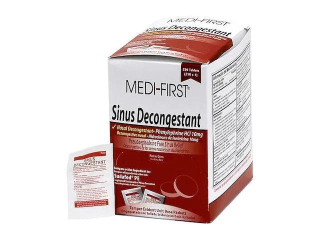 Click here for MEDI-FIRST 80948 Sinus Decongestant  Tablet  PK250 prices