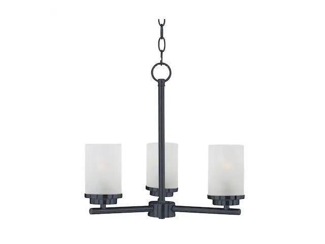 Click here for MAXIM 10203FTBK Corona 3-Light Chandelier prices