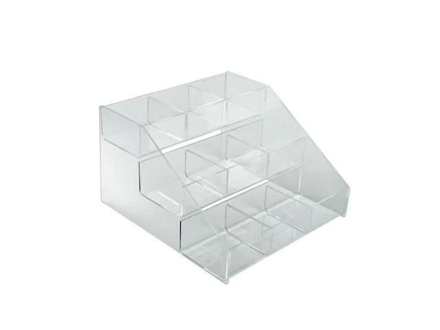 Click here for AZAR DISPLAYS 326039 Three-Tier 9 Compartment Coun... prices