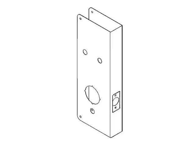 Click here for ZORO SELECT 3EJD1 Door Reinforcer  Backset 2 3/4 I... prices
