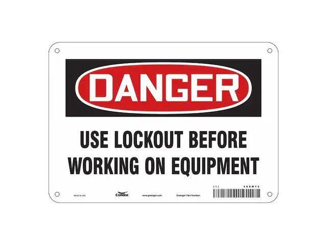 Click here for CONDOR 469M12 Safety Sign  7 in Height  10 in Widt... prices