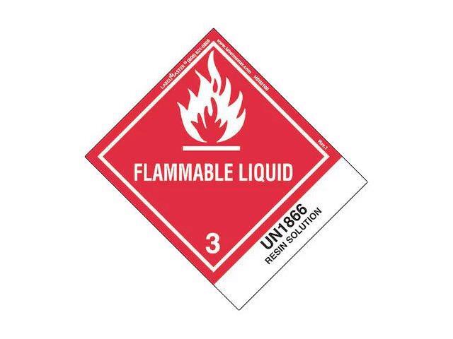 Click here for LABELMASTER HSN2100 Flammable Liquid Label UN1866... prices