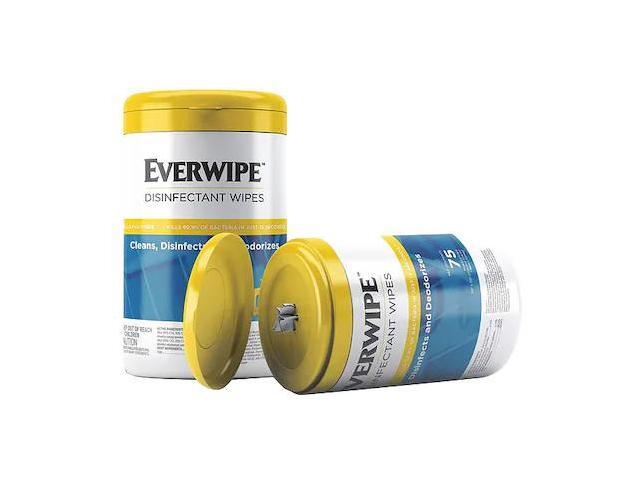 Click here for EVERWIPE 101075 Disinfectant Wipe  Canister  White prices