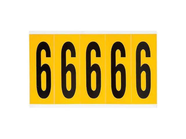 Click here for BRADY 1560-6 Number Label 6 5in. Hx1-3/4in. W Viny... prices