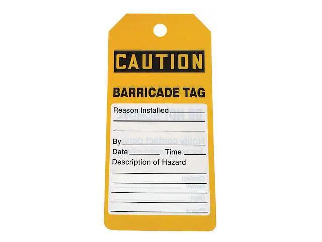 Click here for ACCUFORM 43Z240 Caution Tag By The Roll 6-1/4 x 3... prices