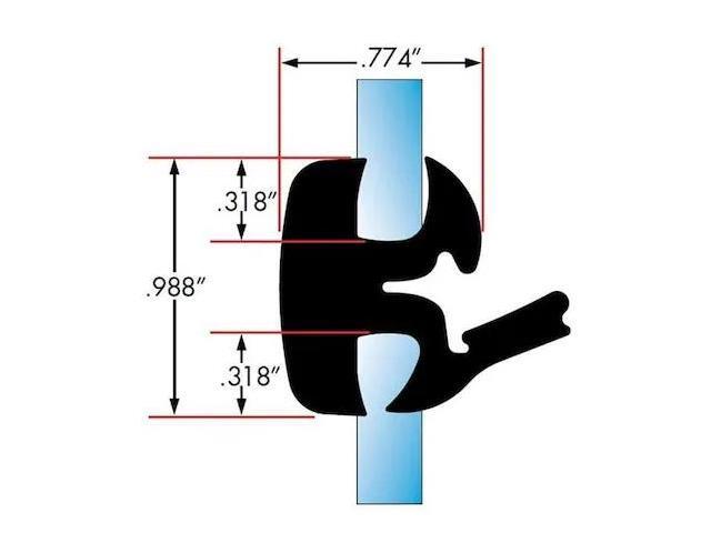 Click here for FAIRCHILD INDUSTRIES 0600-25 One Piece Rubber Glas... prices