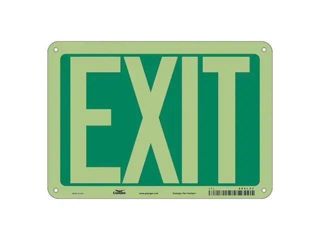 Click here for CONDOR 480L50 Exit Sign  Plastic  10 W  7 H  EXIT... prices
