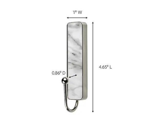 Click here for COMMAND 17037MBN-ES Hook  Nickel  Metal  1 1/2 in... prices