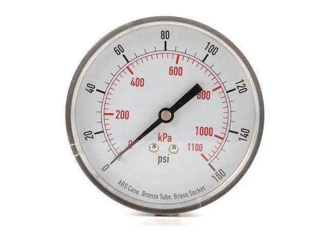 Click here for ZORO SELECT 4FMG5 Commercial Pressure Gauge  0 to... prices