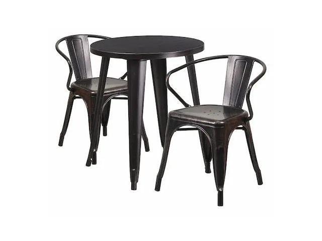 Click here for Flash Furniture Napoleon Indoor-Outdoor 24 Round T... prices