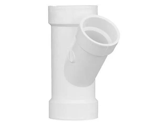 Click here for ZORO SELECT 1WJU7 PVC Reducing Wye  Hub  2 in x 2... prices