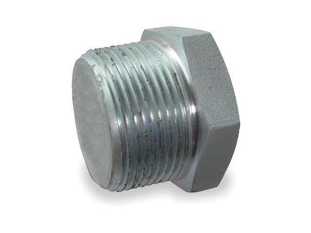 Click here for ZORO SELECT 1MPL8 1 MNPT Galvanized Hex Head Plug prices