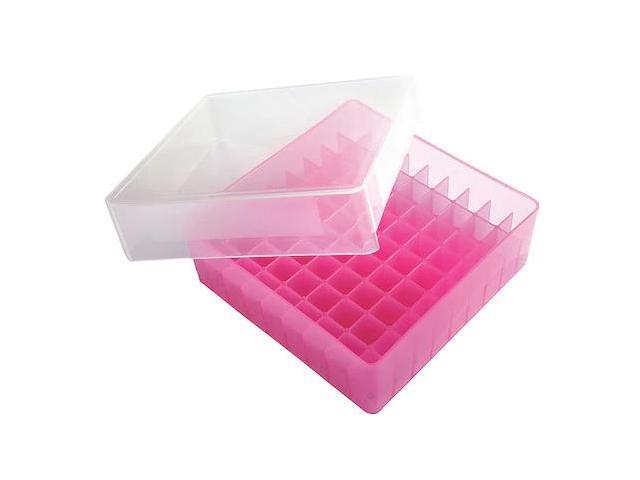 Click here for HEATHROW SCIENTIFIC 120037 Tube Storage Box Pink 8... prices