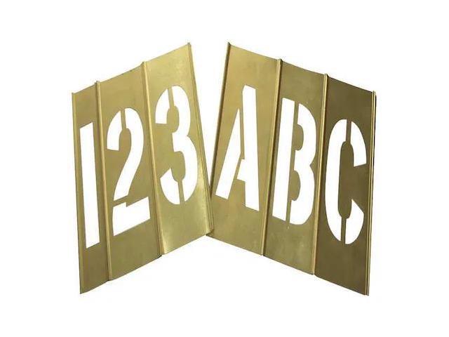 Click here for ZORO SELECT 20Y504 Stencil Kit  Combination Set  L... prices