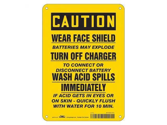 Click here for CONDOR 464X33 Safety Sign  10 in Height  7 in Widt... prices