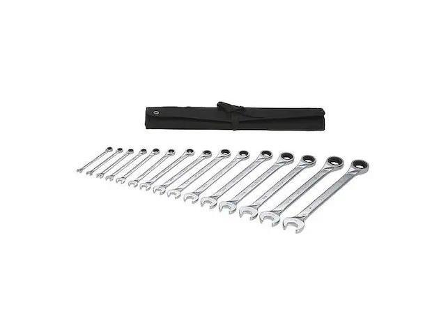 Click here for WESTWARD 54DG26 Ratcheting Wrench Set SAE 15 pcs. prices
