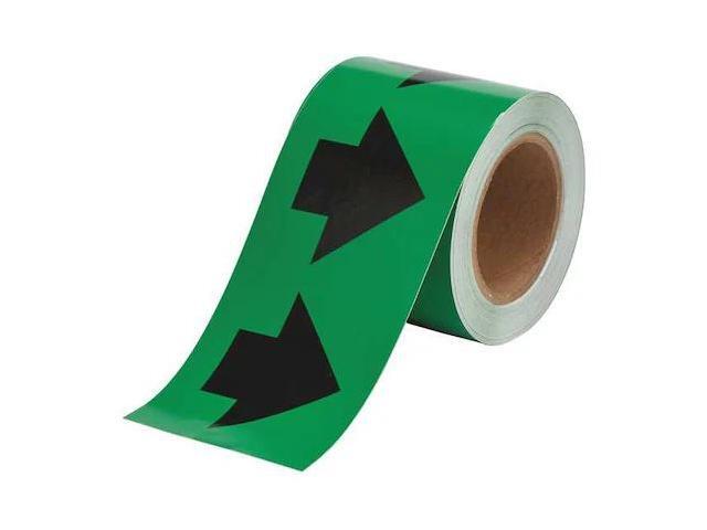 Click here for BRADY 91408 Arrow Tape Black/Green 4 In. W prices