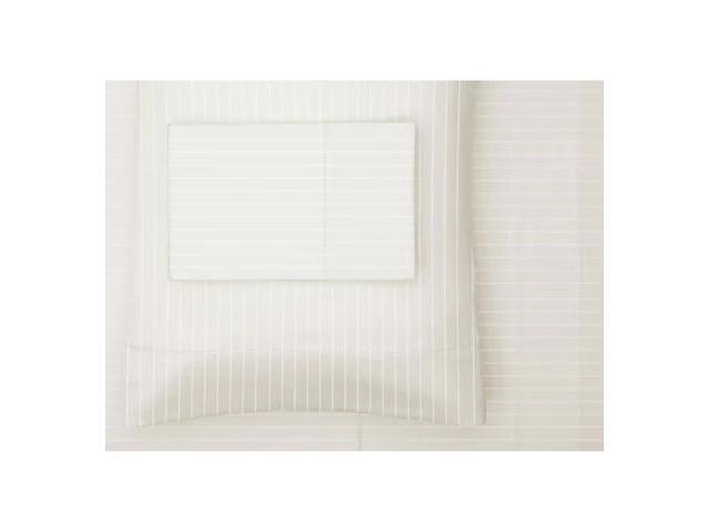 Click here for HOTEL GRAND 652508 1000tc Pinstripe Sheet Set  Ivo... prices