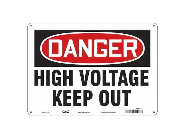 Click here for CONDOR 479T69 Safety Sign  10 in Height  14 in Wid... prices