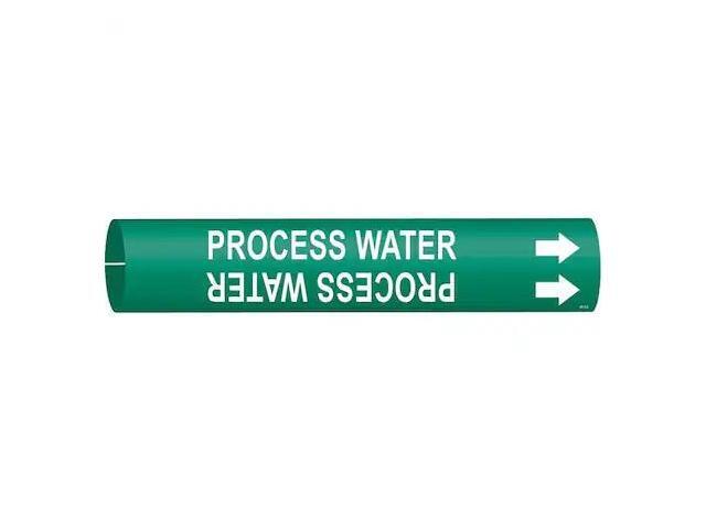 Click here for BRADY 4113-D Pipe Marker Process Water Grn 4 to 6... prices