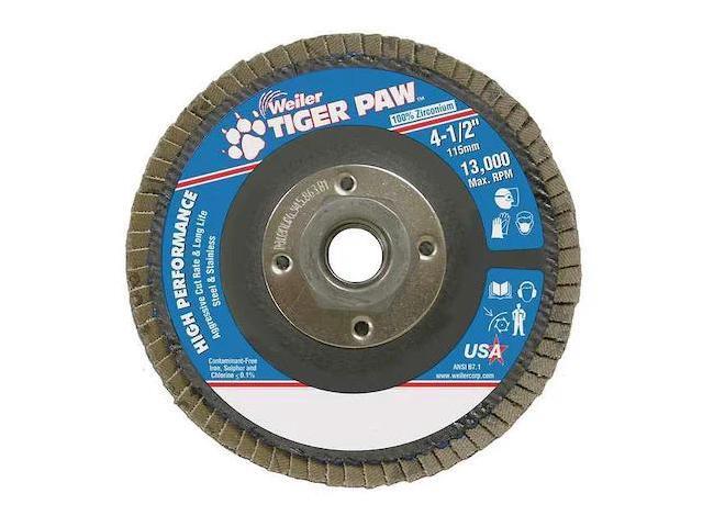 Click here for WEILER 98800 Flap Disc Type 29 4-1/2in. dia.  40 G... prices