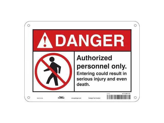Click here for CONDOR 472M16 Safety Sign  7 in Height  10 in Widt... prices