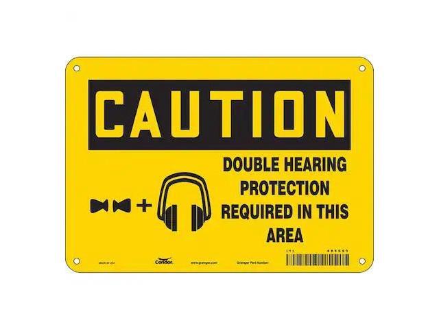 Click here for CONDOR 486D90 Safety Sign  7 in Height  10 in Widt... prices