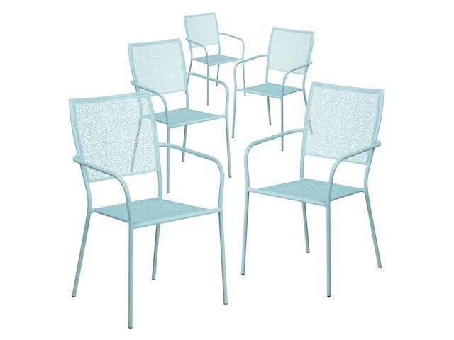 Click here for FLASH FURNITURE 5-CO-2-SKY-GG 5PK Sky Blue Steel P... prices