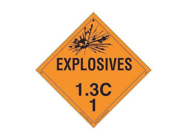 Click here for LABELMASTER PSR60 Explosive Class 1.3 C PK25 prices