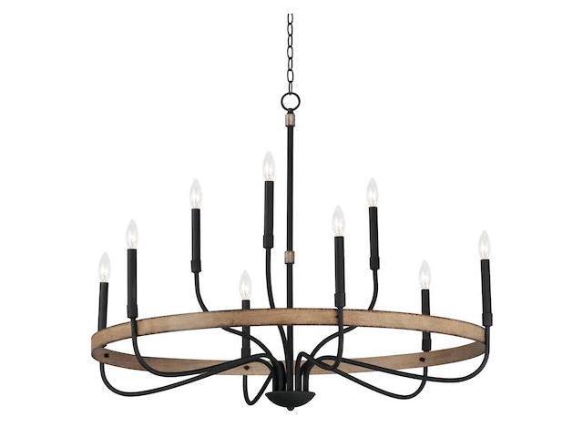 Click here for MAXIM LIGHTING 14449DWBK Franklin 9-Light Chandeli... prices