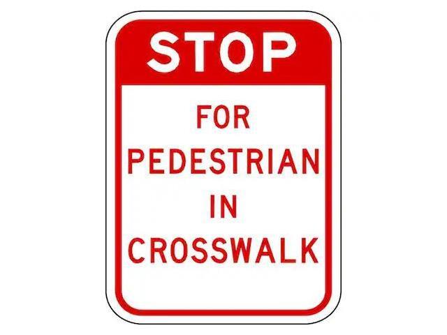 Click here for LYLE LR9-16-18HA Stop For Pedestrians In Crosswalk... prices