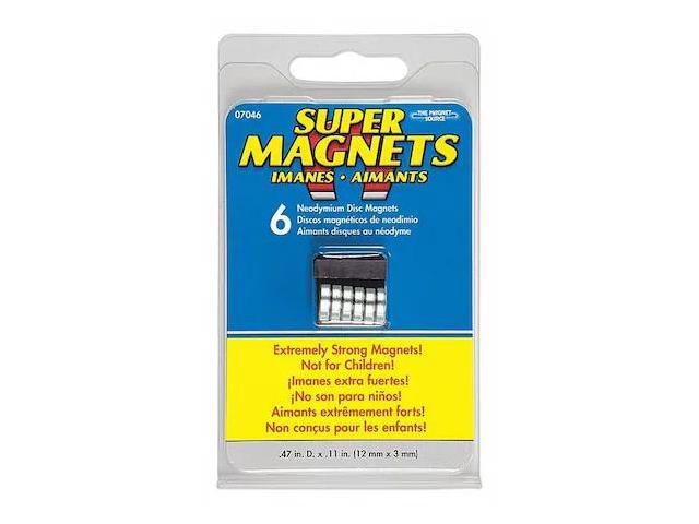 Click here for ZORO SELECT 7046 Disc Magnet Neodymium 4 lb. Pull... prices