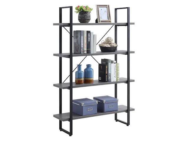 Click here for Lorell SOHO 4-Shelf Metal Frame Bookcase prices