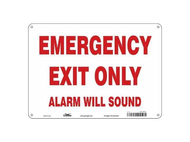 Click here for CONDOR 467R87 Exit Sign  Plastic  14 W  10 H  Emer... prices