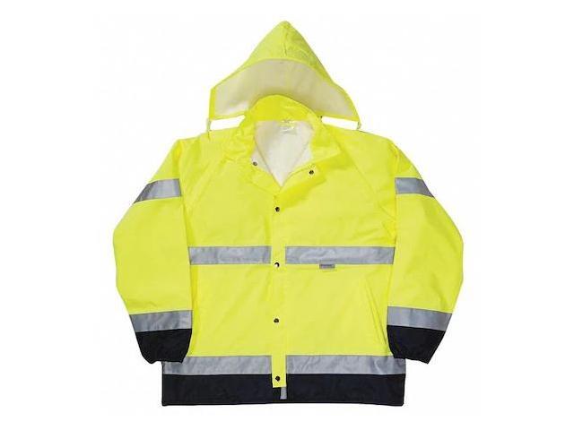 Click here for OCCUNOMIX LUX-TJR-Y4X 4XL Rain Jacket  Hi-Visibili... prices