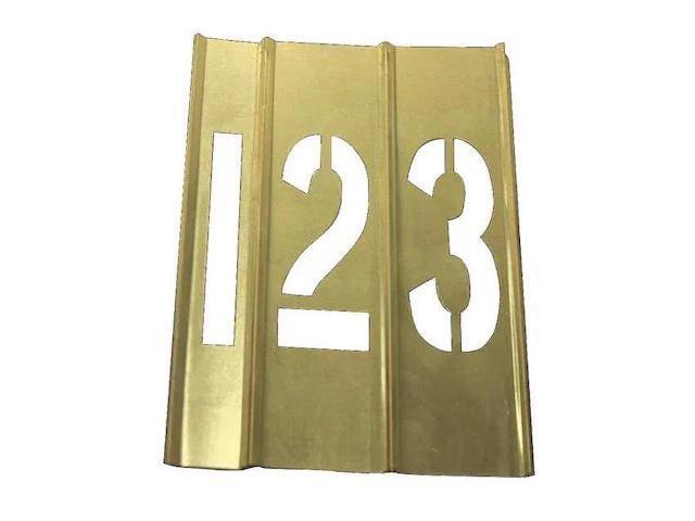 Click here for ZORO SELECT 20Y511 Number Stencils Brass  15PCS prices