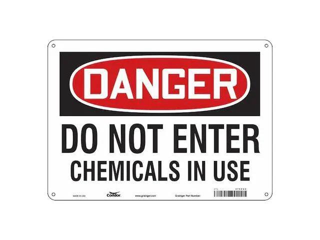 Click here for CONDOR 475Z22 Chemical Sign  10 in H  14 in W  Pol... prices