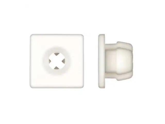 Click here for ZORO SELECT 1228PK 6.3 mm White Plastic License Pl... prices