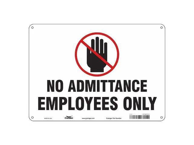 Click here for CONDOR 472C43 Safety Sign  10 in Height  14 in Wid... prices