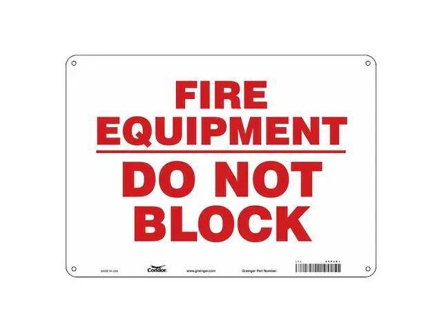 Click here for CONDOR 469J61 SAFETY SIGN FIRE AND EMERGENCY  10 i... prices