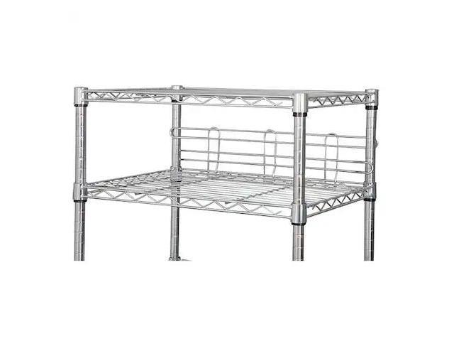 Click here for ZORO SELECT 5GRN0 Shelf Side/Back Ledge 18 Chrome... prices