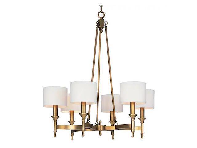 Click here for MAXIM 22375OMNAB Fairmont 6-Light 30 Wide Natural... prices