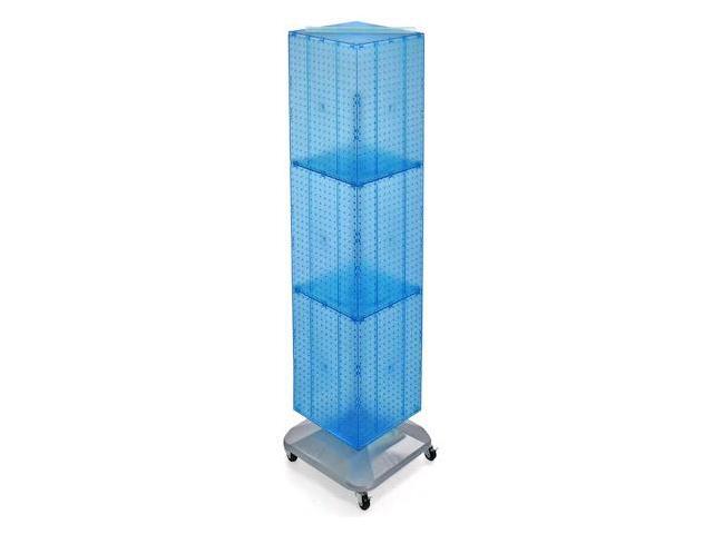 Click here for AZAR DISPLAYS 701465-BLU Four-Sided Pegboard Tower... prices