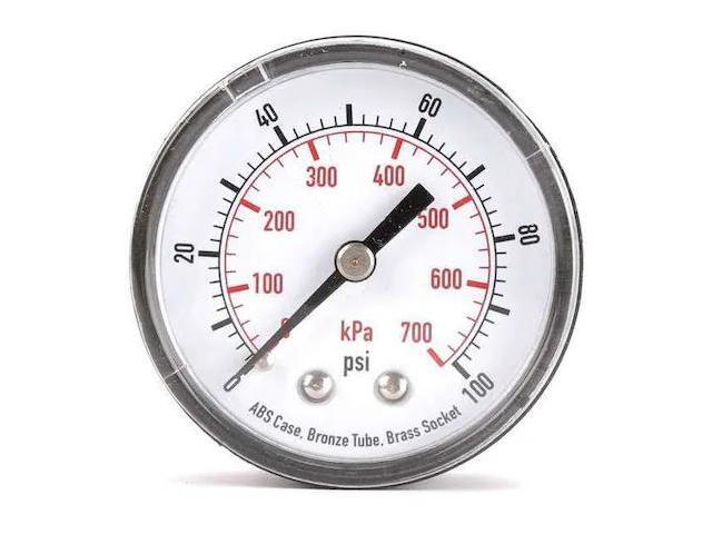 Click here for ZORO SELECT 4FMC6 Pressure Gauge Test 2 In prices
