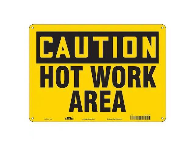 Click here for CONDOR 474Y45 Danger Sign  10 in H  14 in W  Polye... prices